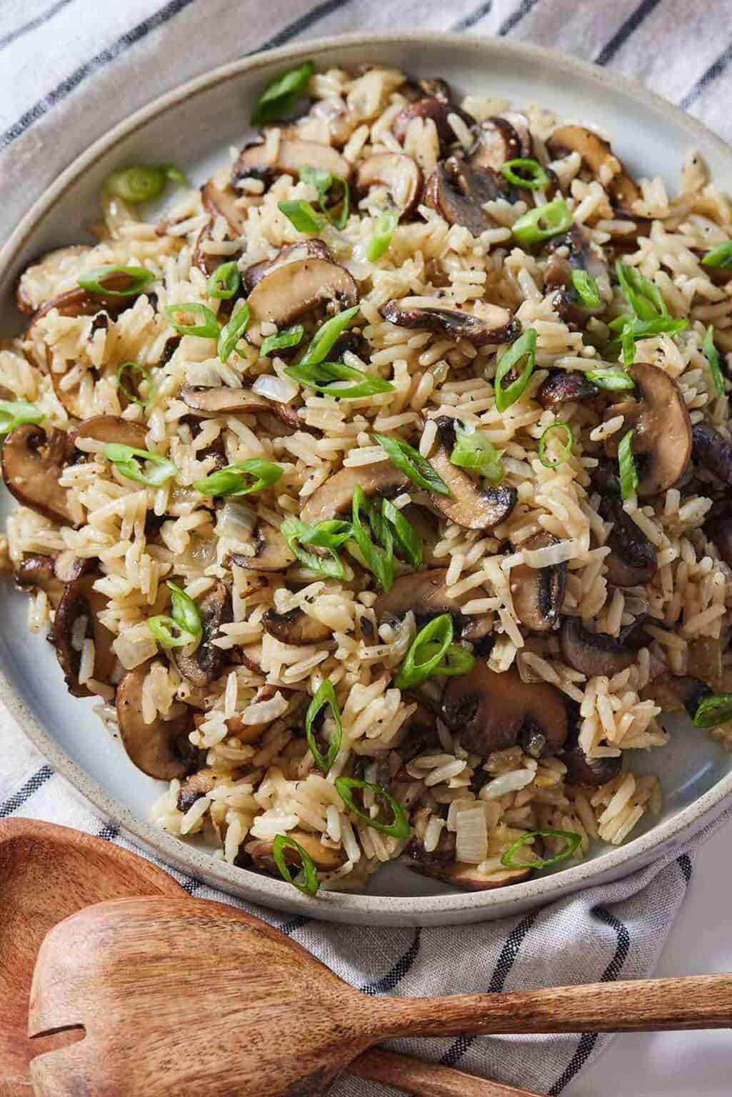 Mushroom Rice - Cooking With Coit