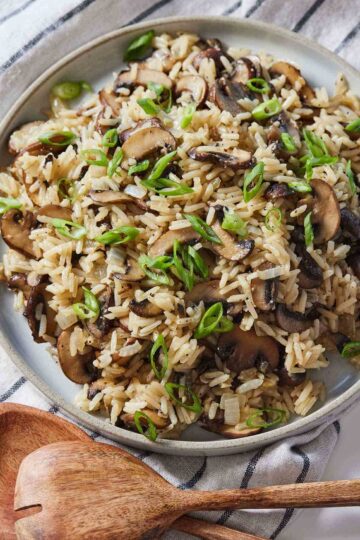 Mushroom Rice - Cooking With Coit