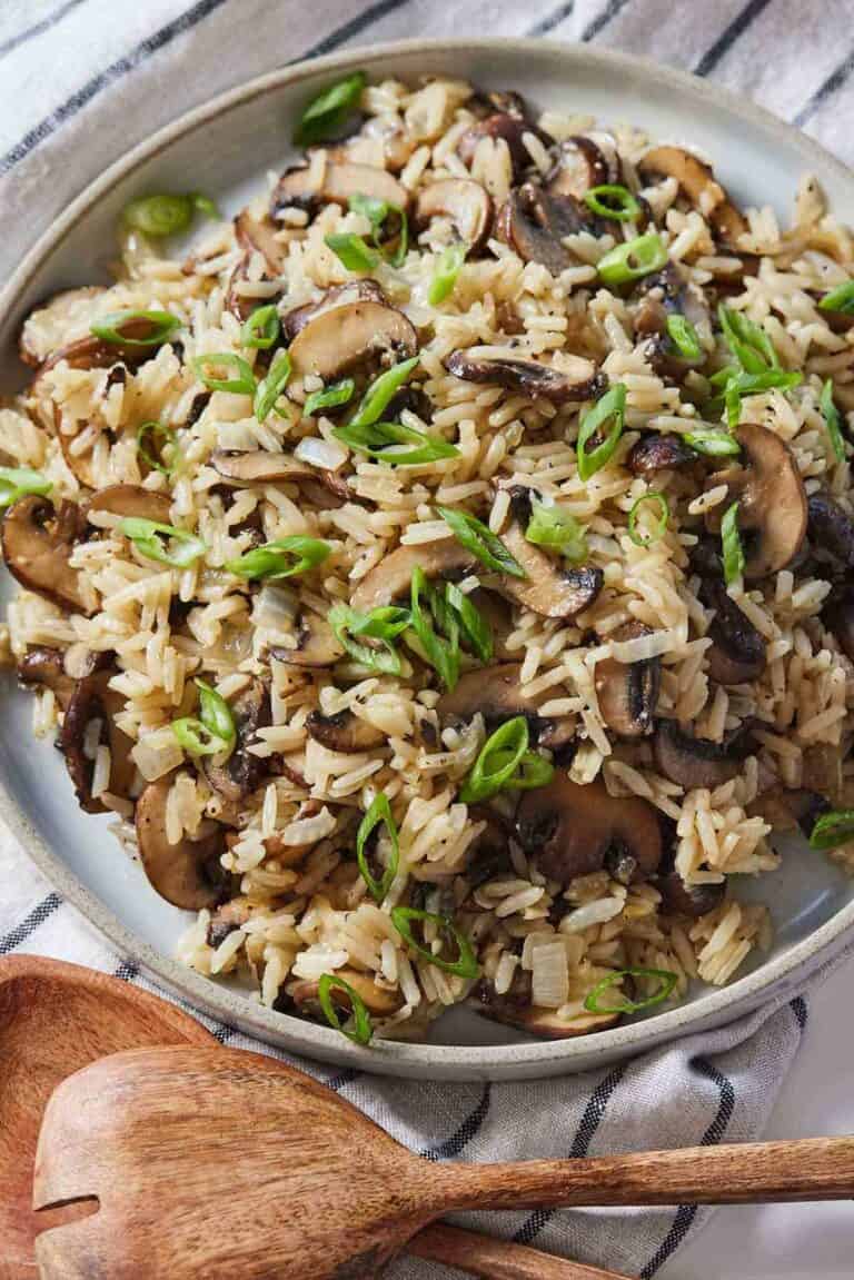 Mushroom Rice - Cooking With Coit
