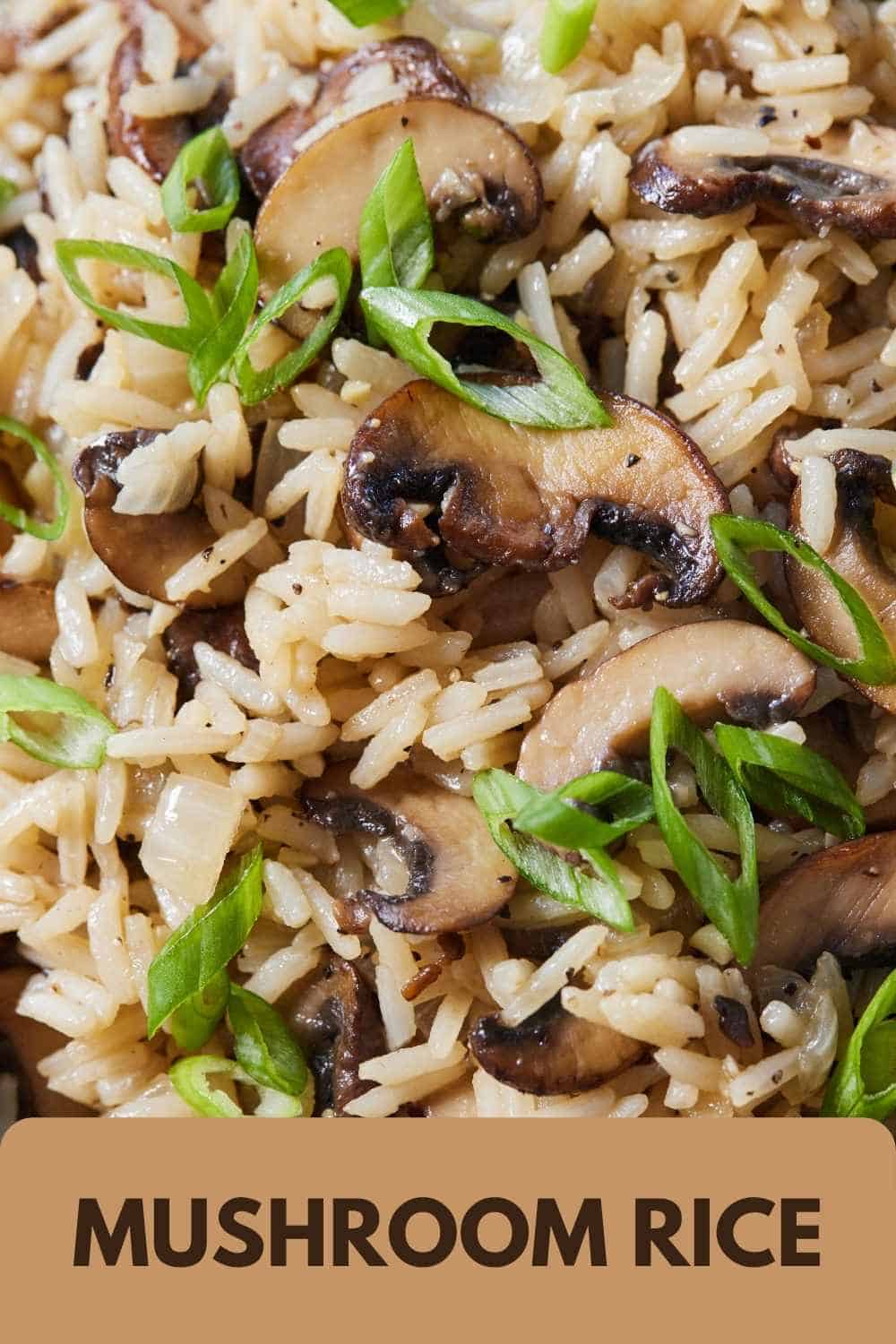 Mushroom Rice - Cooking With Coit