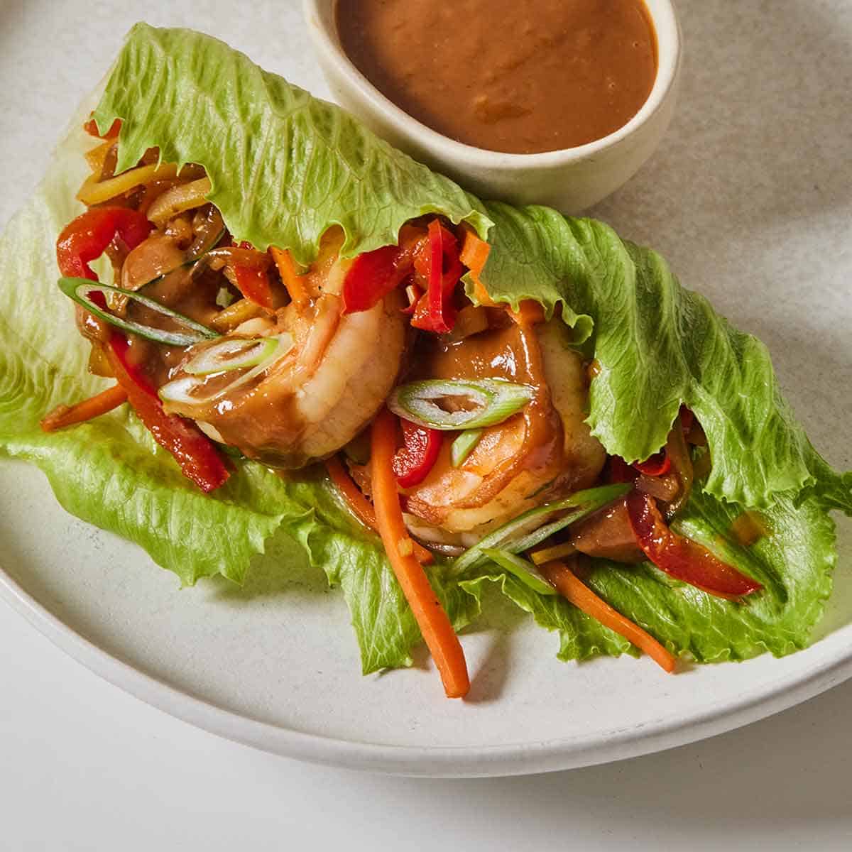 Shrimp Lettuce Wraps - Cooking With Coit