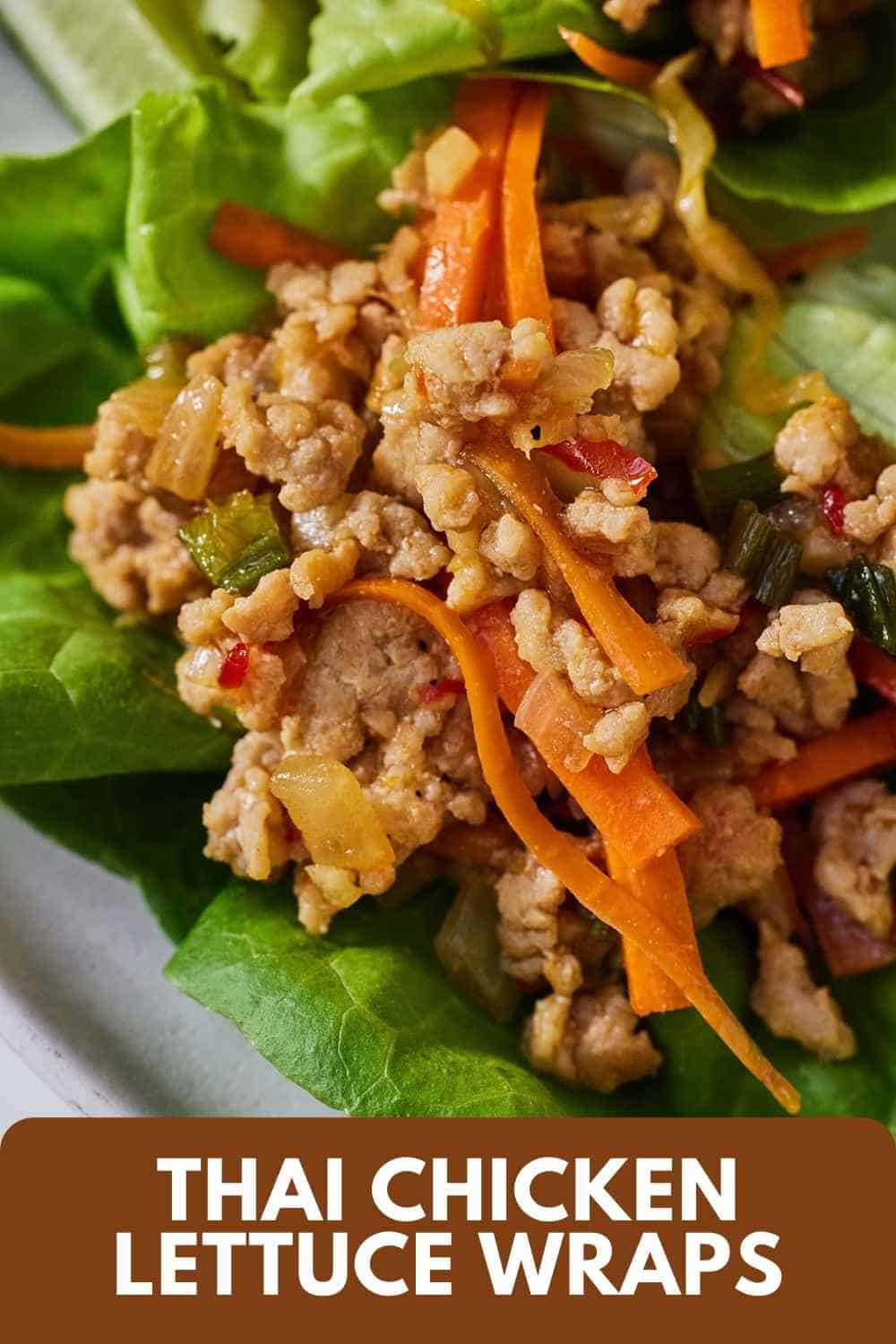 Thai Chicken Lettuce Wraps - Cooking With Coit