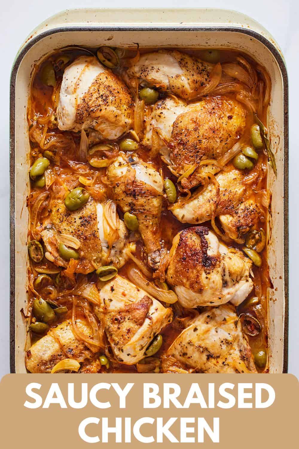 Saucy Braised Chicken - Cooking With Coit