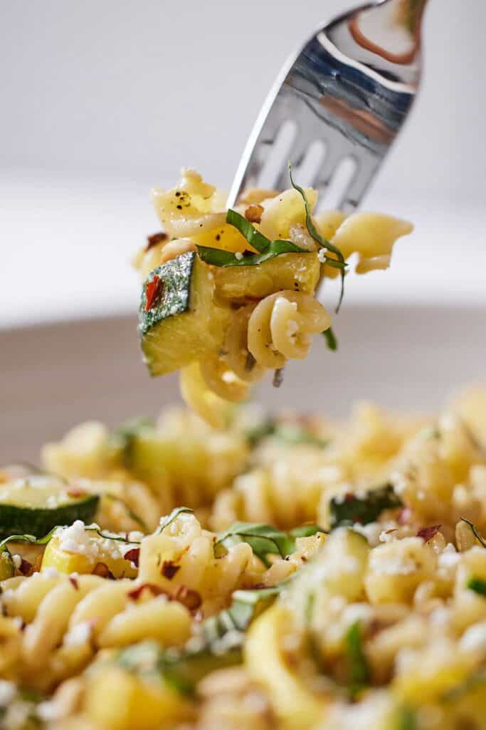 Summer Squash Pasta - Cooking With Coit