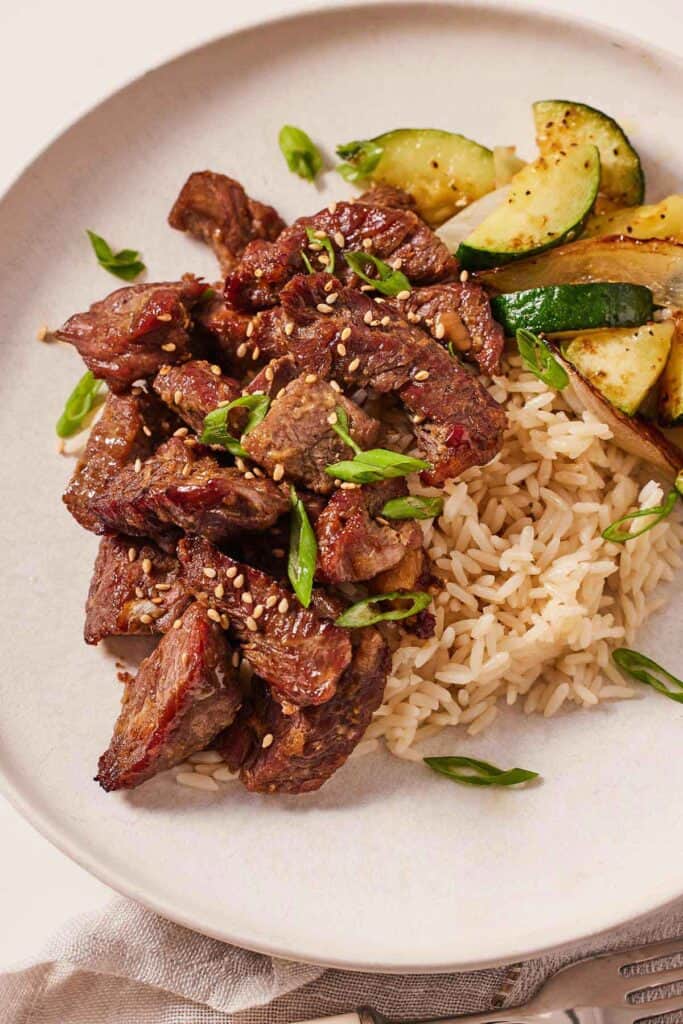 Air Fryer Steak Bites - Cooking With Coit