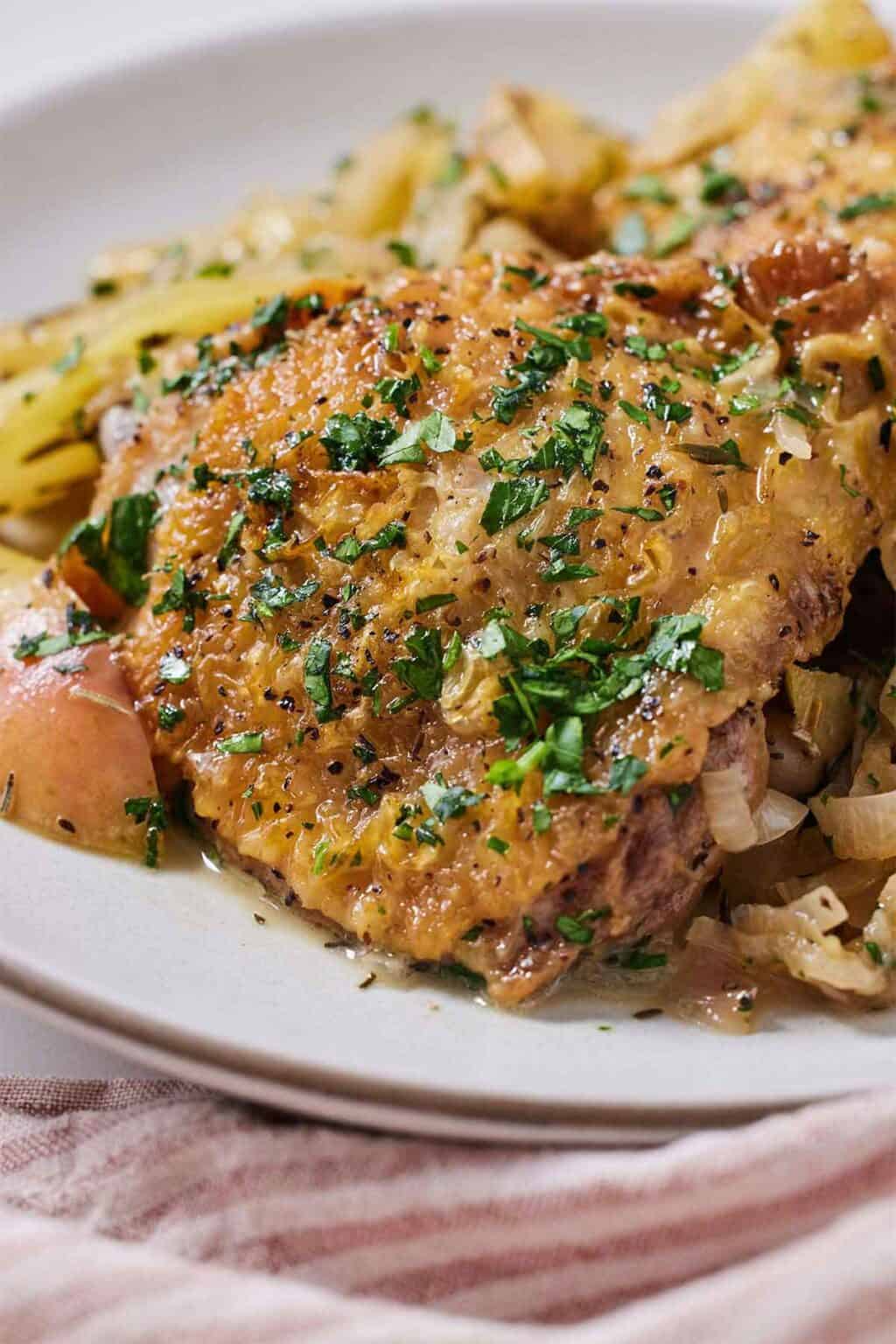 Apple Cider Chicken - Cooking With Coit