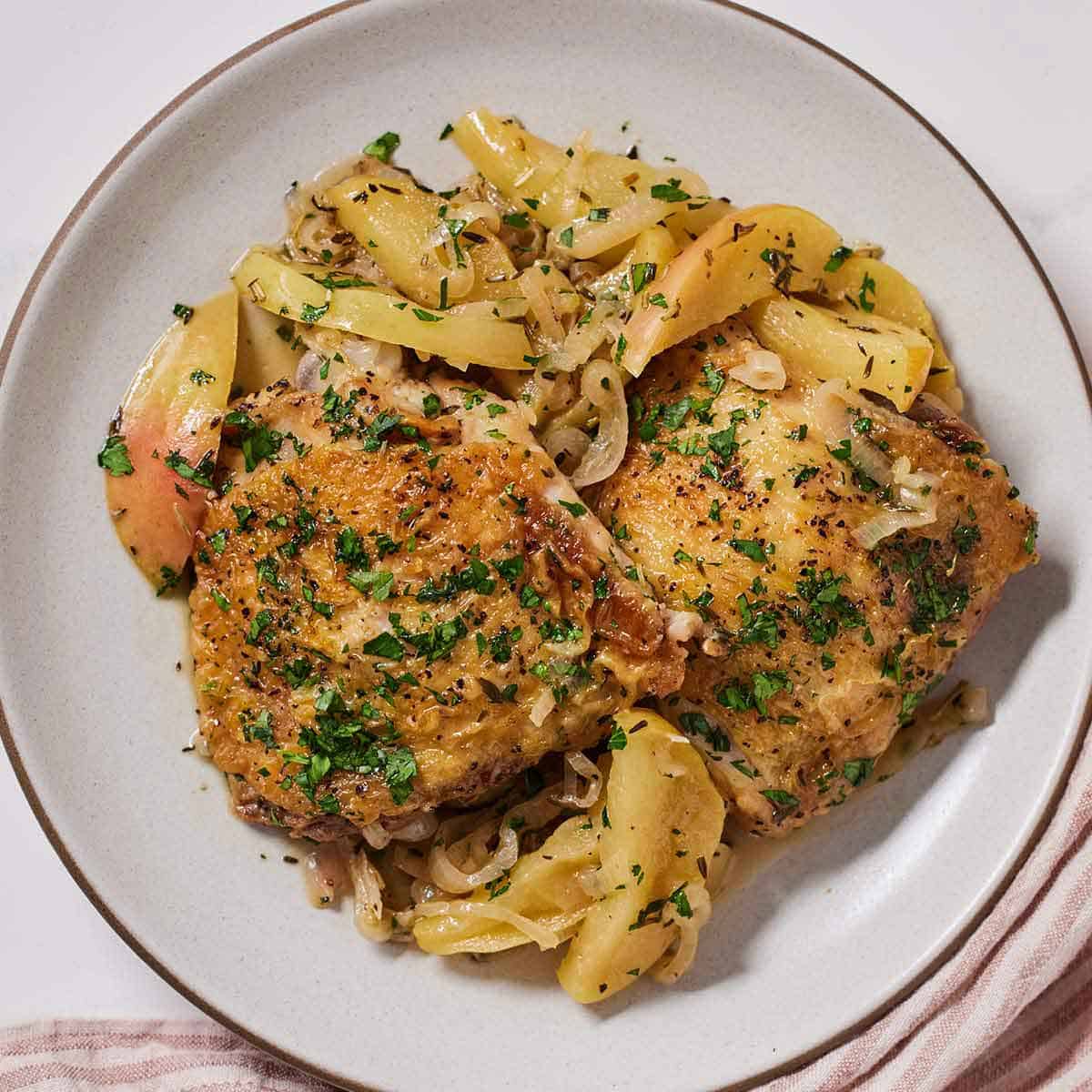 Apple Cider Chicken - Cooking With Coit